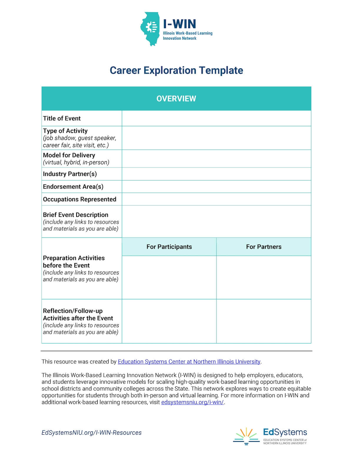 I-WIN Resource Library – Education Systems Center at NIU